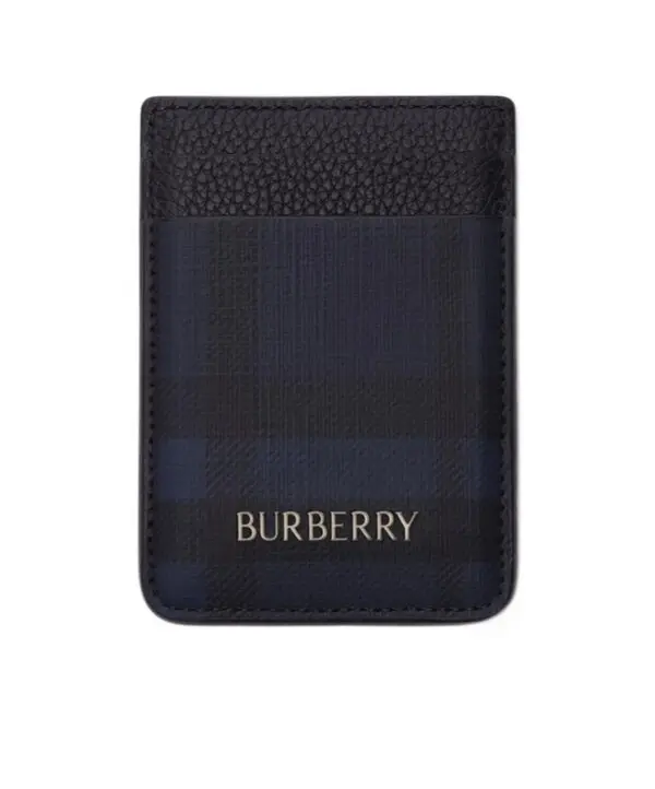 Burberry City Check Magnetic Card Case