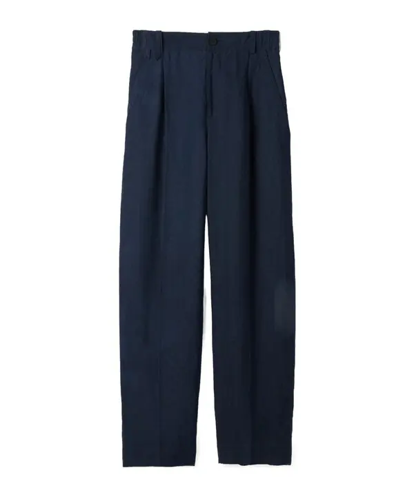 Jacquemus Pleated Detailed Pants - Deep Navy