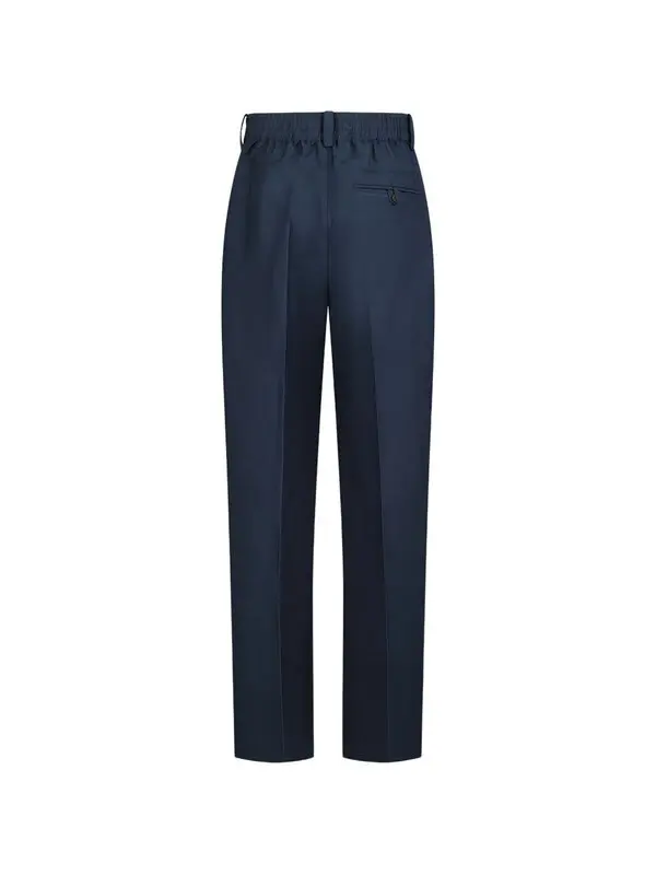 Jacquemus Pleated Detailed Pants - Deep Navy