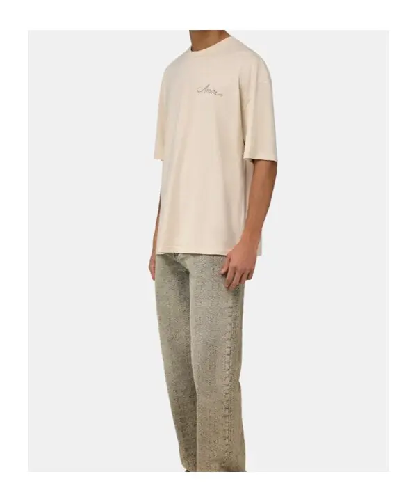 Amiri Logo-embroidered Bandana-patch T-shirt