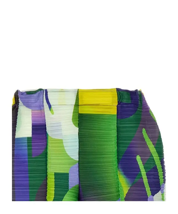 PLEATS PLEASE BY ISSEY MIYAKE Printed Pleated Shorts