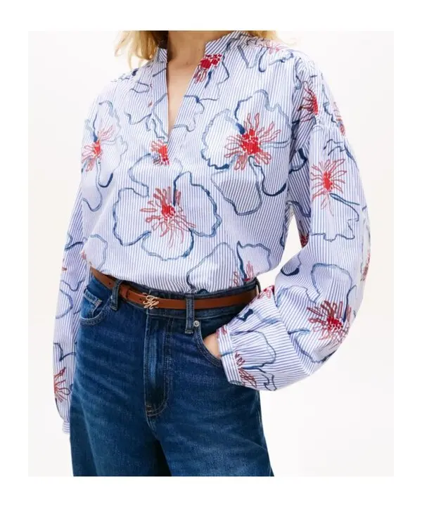 Tommy Hilfiger V-neck Long Sleeve Shirt