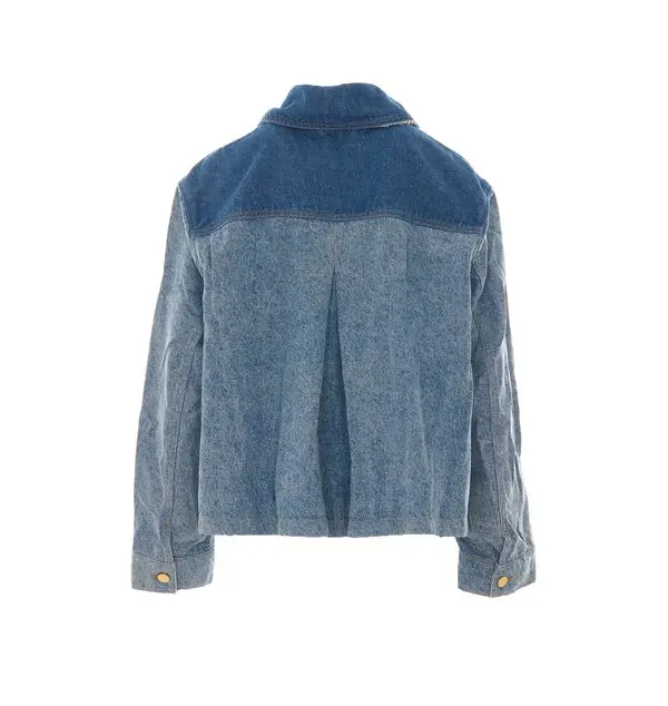 GANNI Patchwork Denim Jacket - No