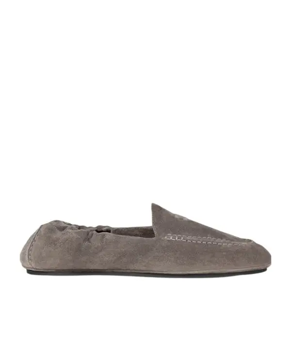 Celine Adam Loafer In Suede Calfskin