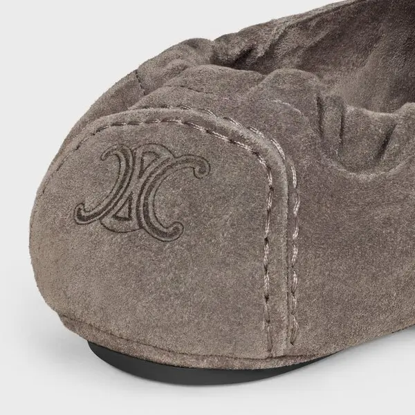 Celine Adam Loafer In Suede Calfskin