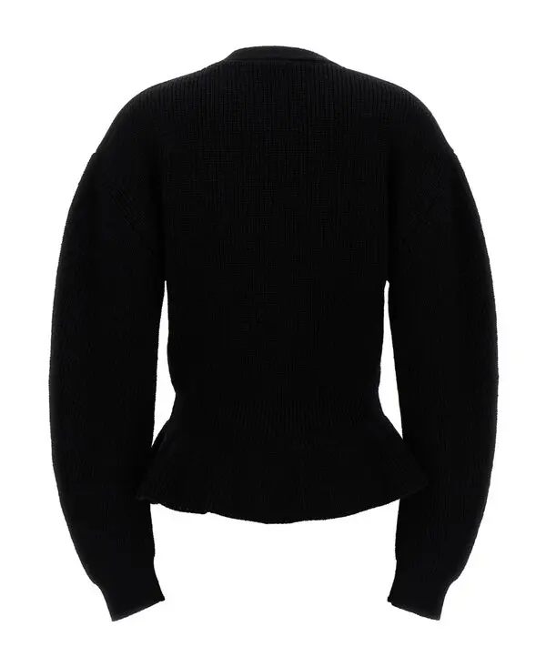Chloé Ruffled Knit Cardigan