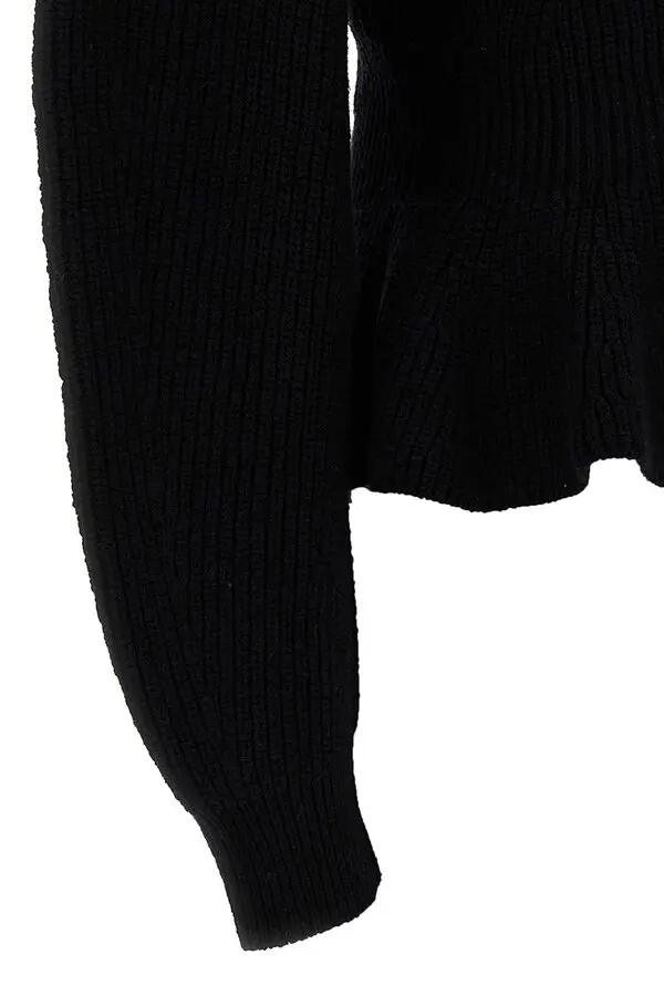 Chloé Ruffled Knit Cardigan