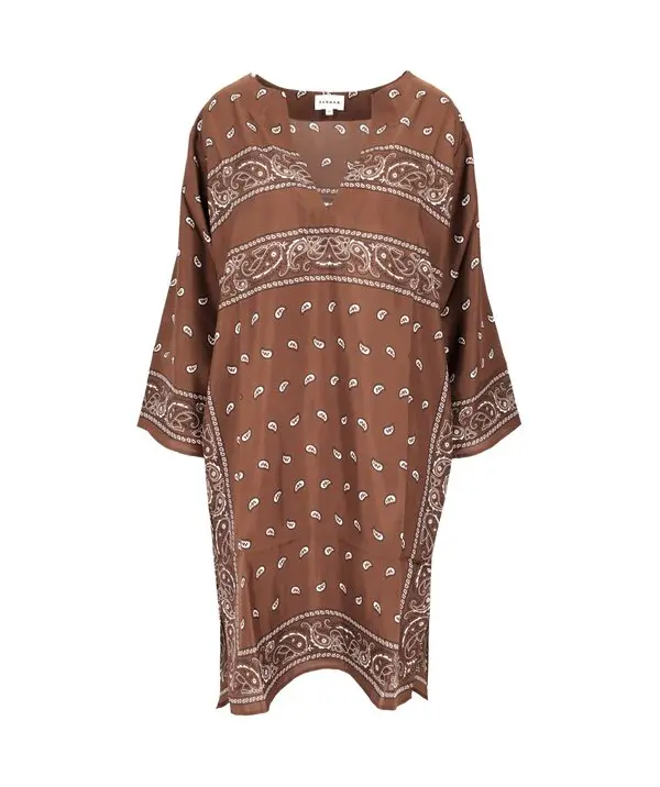 P.a.r.o.s.h Printed V-neck Dress