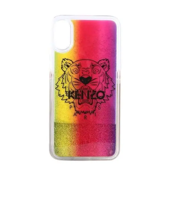 Kenzo Tiger Printed Iphone Xs Case - Red