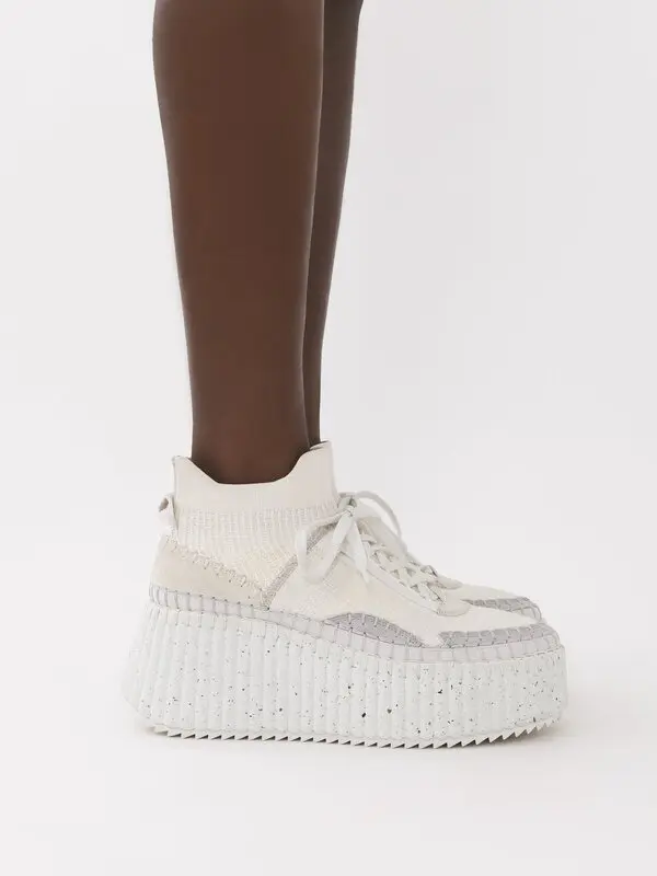 Chloé Nama Wedge Sneakers
