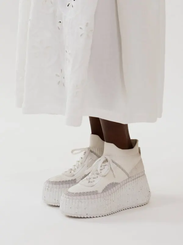 Chloé Nama Wedge Sneakers