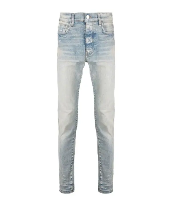 Amiri Belt-loop Faded Jeans