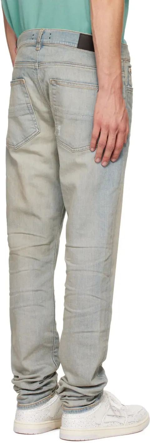 Amiri Belt-loop Faded Jeans