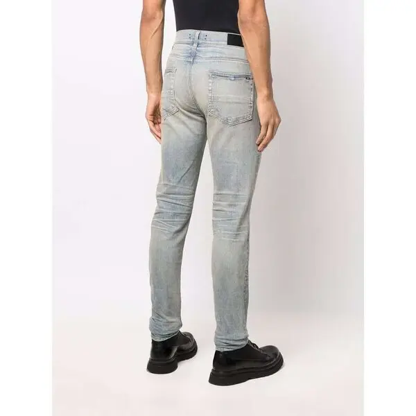 Amiri Belt-loop Faded Jeans