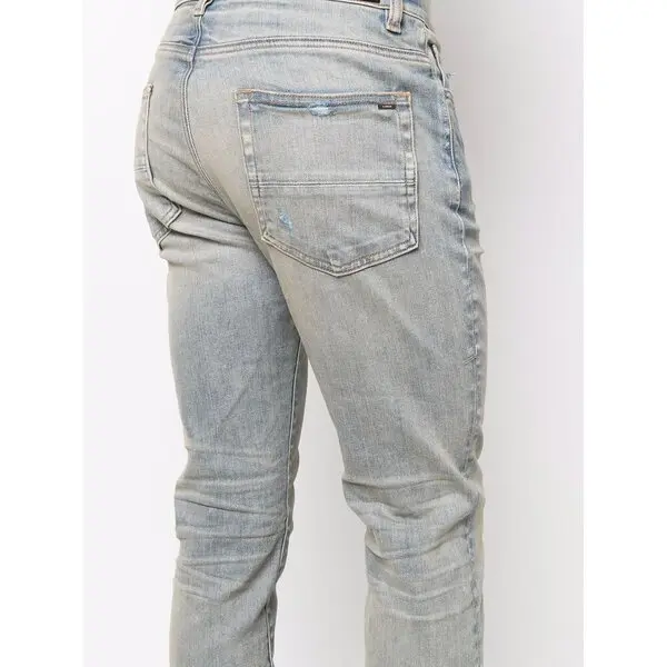 Amiri Belt-loop Faded Jeans