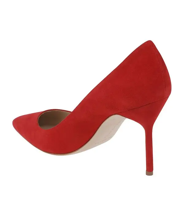 Manolo Blahnik Bb Pointed Toe Pumps - Red