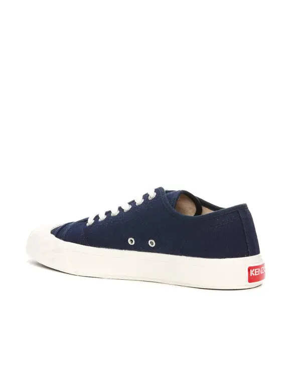 Kenzo School" Lace-up Canvas Sneakers