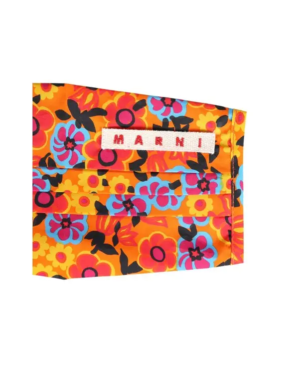 Marni Floral Print Face Mask