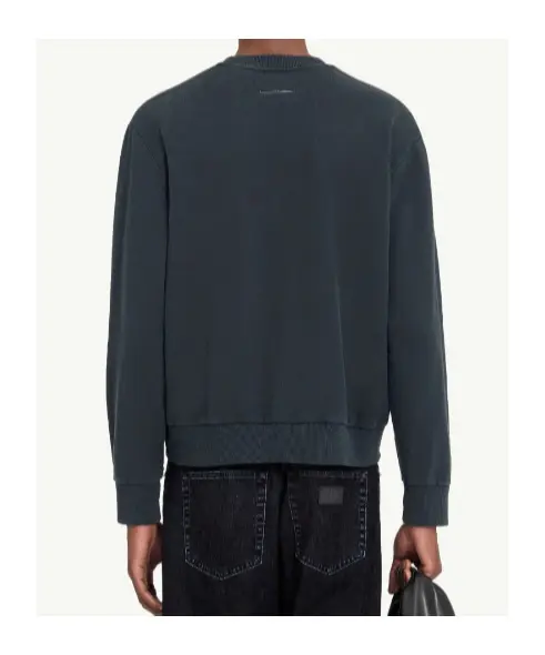 MAISON MARGIELA Logo Patch Crewneck Sweatshirt