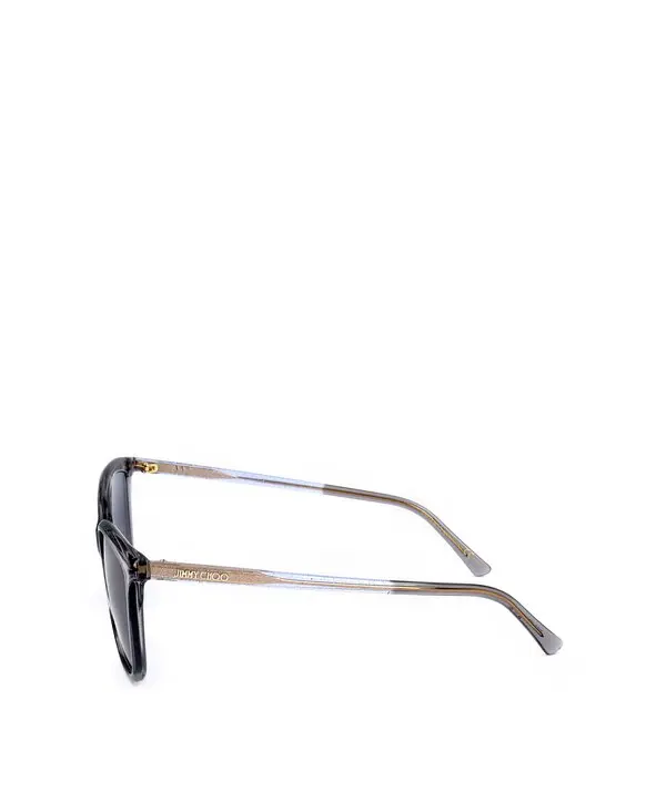 JIMMY CHOO Full Frame Sunglasses With Temple Logos - Blue
