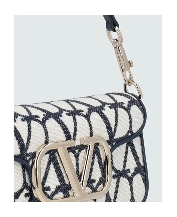 Valentino Garavani Small Locò Monogram Shoulder Bag
