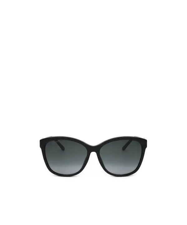 JIMMY CHOO Lidie Cat-eye Frame Sunglasses - Black