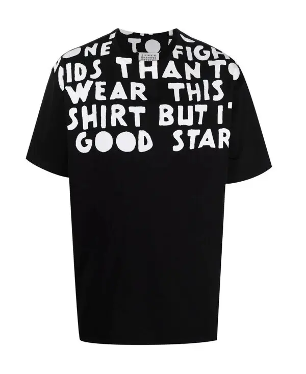 MAISON MARGIELA Slogan Printed T-shirt