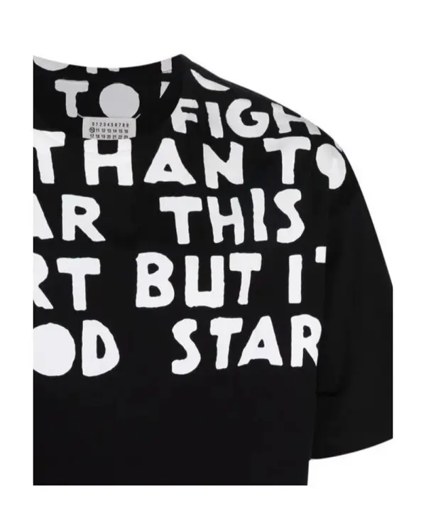 MAISON MARGIELA Slogan Printed T-shirt