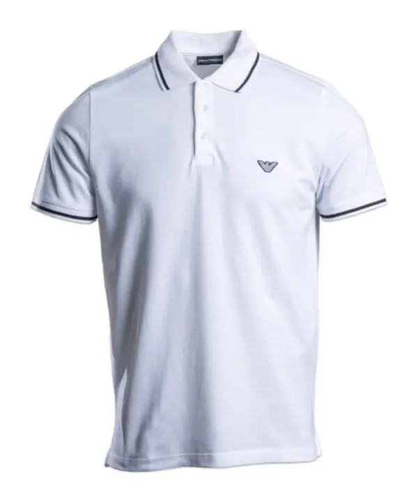 Emporio Armani Short-sleeve Polo Shirt - White