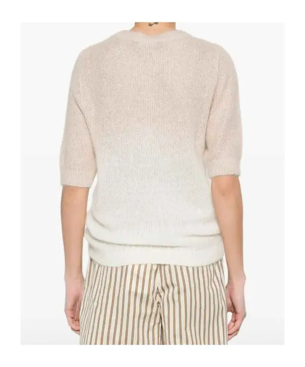 Fabiana Filippi Crew Neck Short Sleeve Sweater