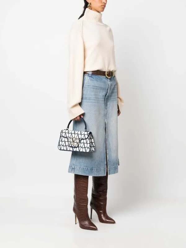 Valentino Garavani Vlogo Monogram-print Tote Bag