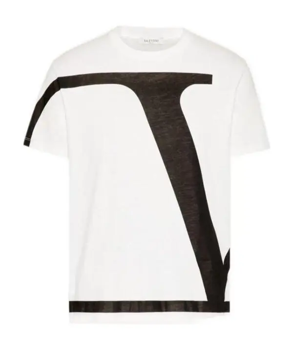 Valentino Garavani Vlogo Signature Print T-shirt - White