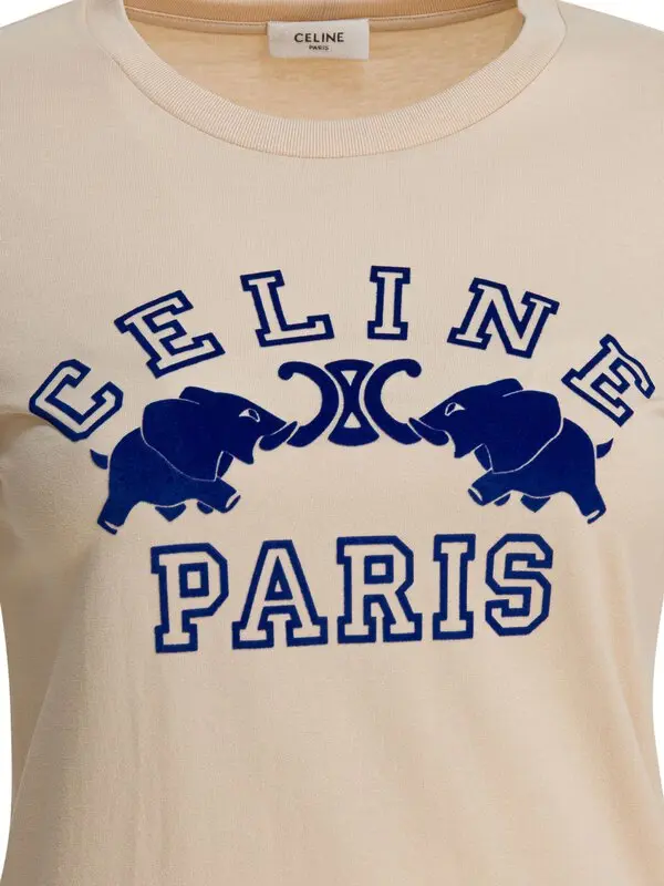 Celine Crew Neck T-shirt