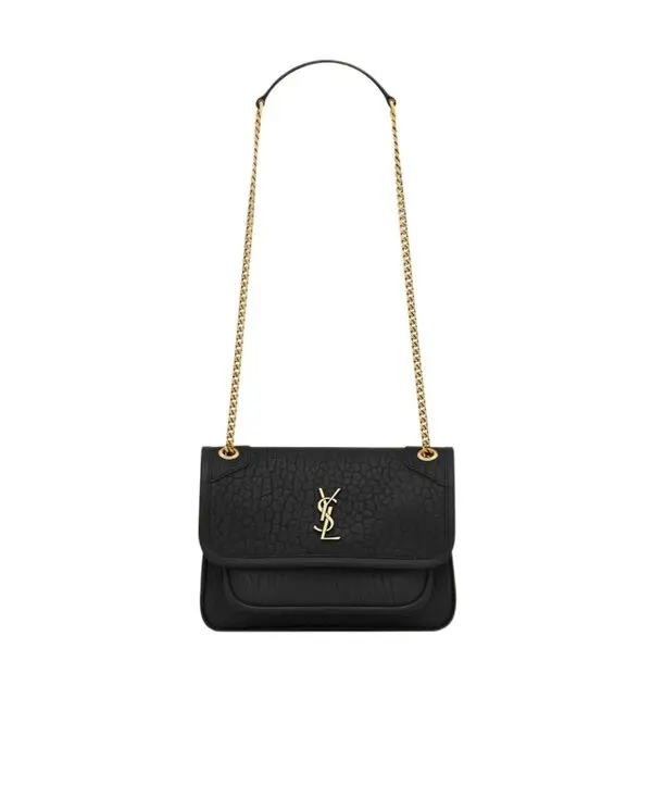 Saint Laurent Niki Logo Plaque Mini Shoulder Bag