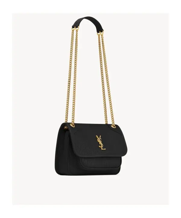 Saint Laurent Niki Logo Plaque Mini Shoulder Bag