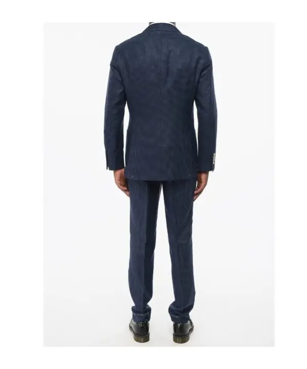 Brunello Cucinelli Double-breasted Linen Suit