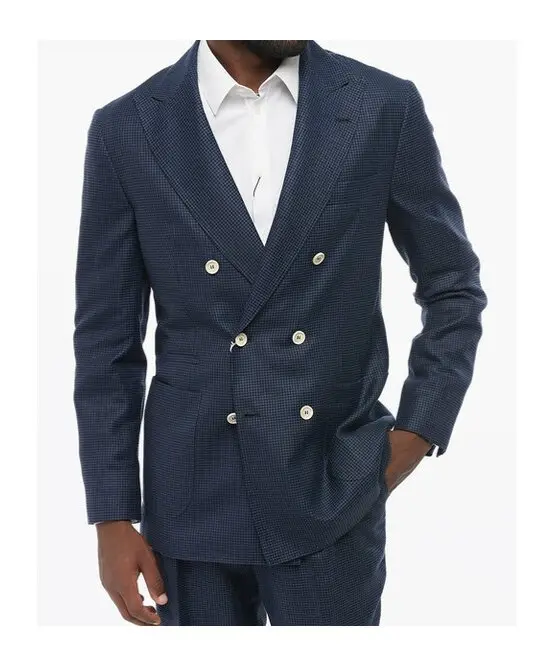 Brunello Cucinelli Double-breasted Linen Suit