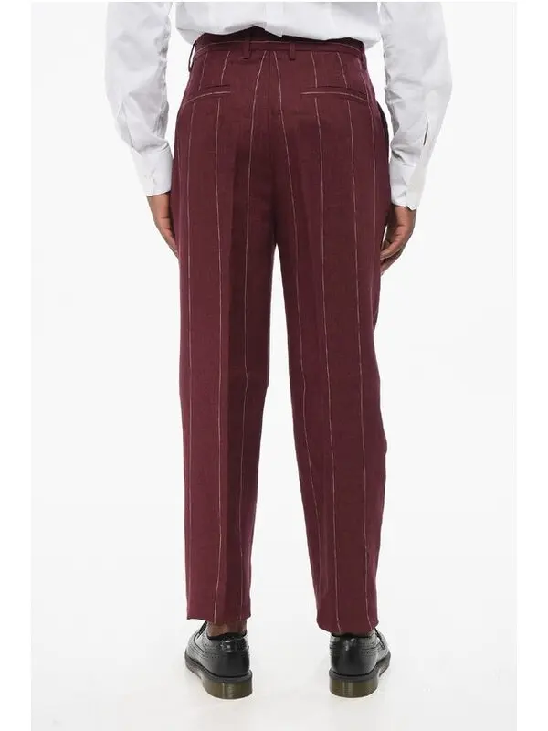 Brunello Cucinelli Pinstripe Linen Suit
