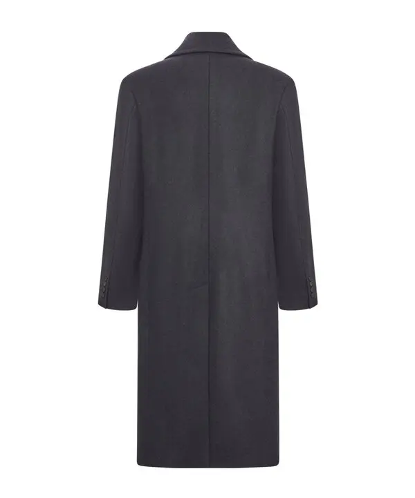 HEVO Double-breasted Herringbone Coat