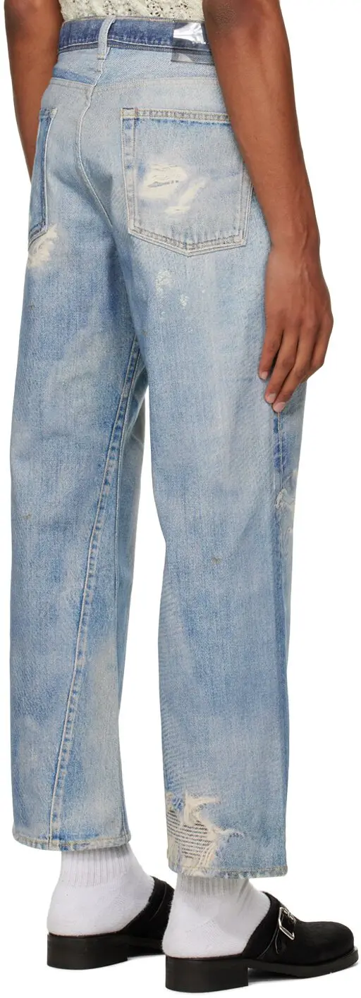 Our Legacy Distressed Wide-leg Jeans