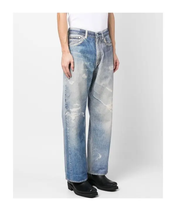 Our Legacy Distressed Wide-leg Jeans