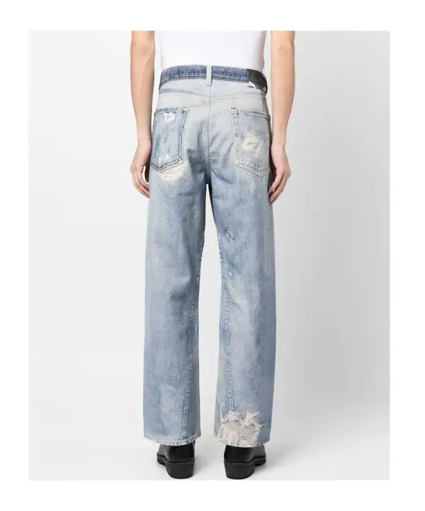Our Legacy Distressed Wide-leg Jeans