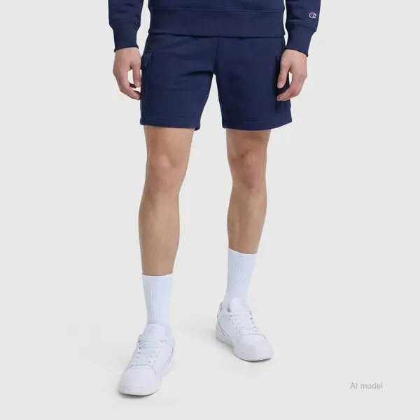 Champion Fleece Cargo Shorts - Blue Depth