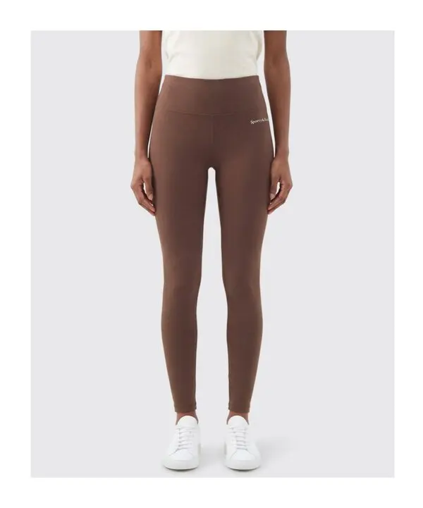 SPORTY  RICH Sporty Rich Serif Logo High-rise Leggings
