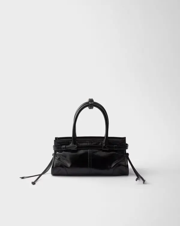 Prada Bonnie Mini Top Handle Bag - Black