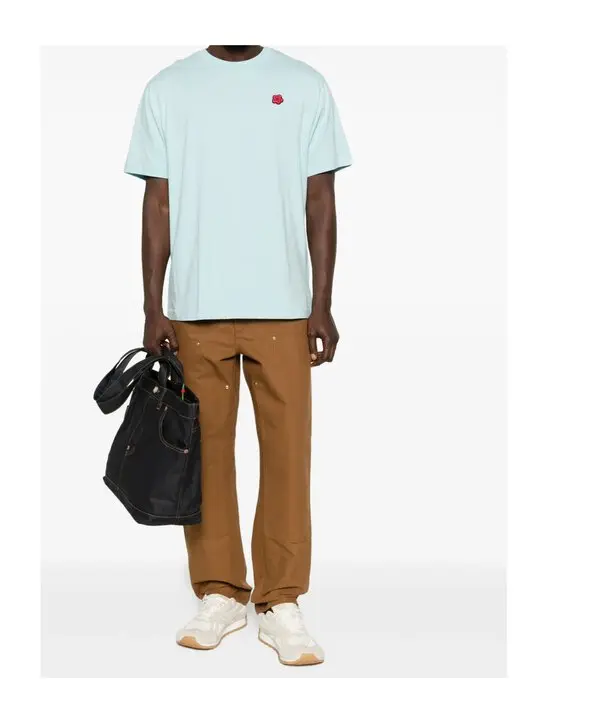 Kenzo Boke Flower Embroidered Crewneck T-shirt
