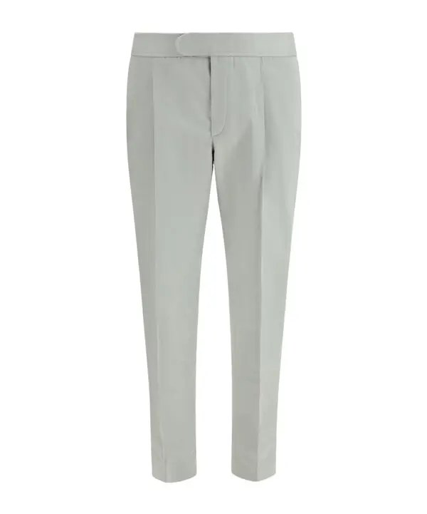 Brioni Tailored Pleat Front Trousers - Gray