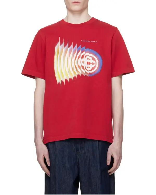 Casablanca Shockwave Cotton T-shirt