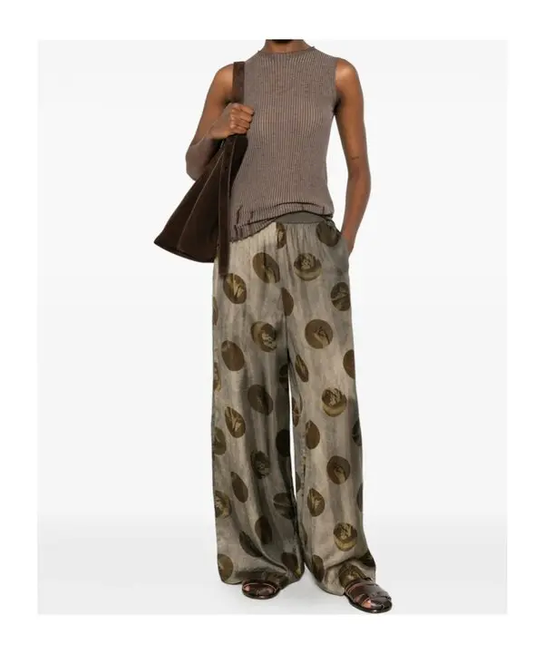 UMA WANG Ribbed Knit Sleeveless Pullover