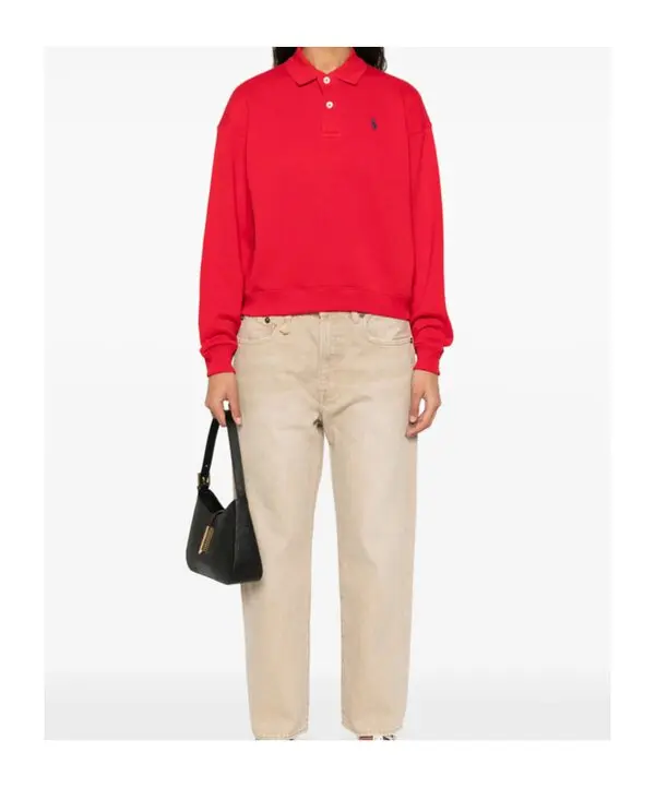 Polo Ralph Lauren Embroidered Logo Polo Shirt - Red